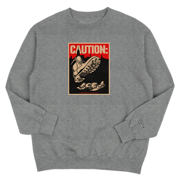 CAUTION CREWNECK – Peralta Project